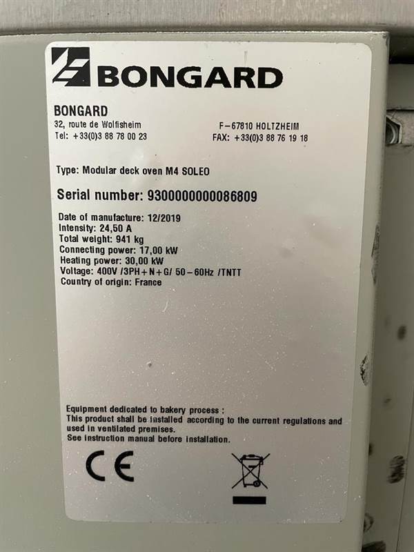 Forno Professionale Bongard, colore grigio - Attrezzature per ...